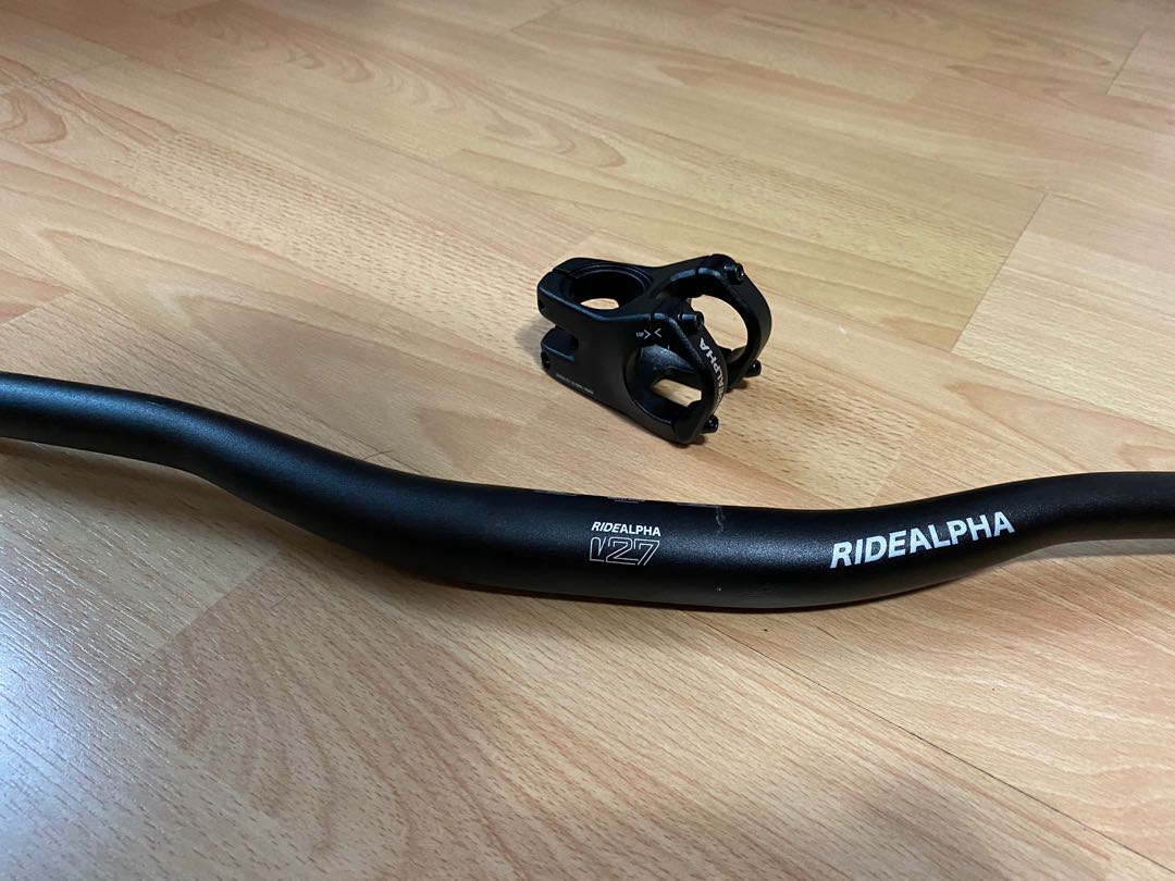 Ride Alpha Handlebar and Stem, Sports Equipment, Bicycles & Parts ...