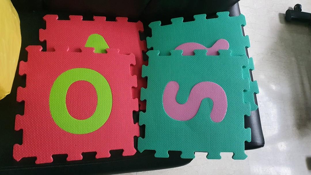 Rubber matt (Alphabet 26 pcs), Babies & Kids, Infant Playtime on Carousell