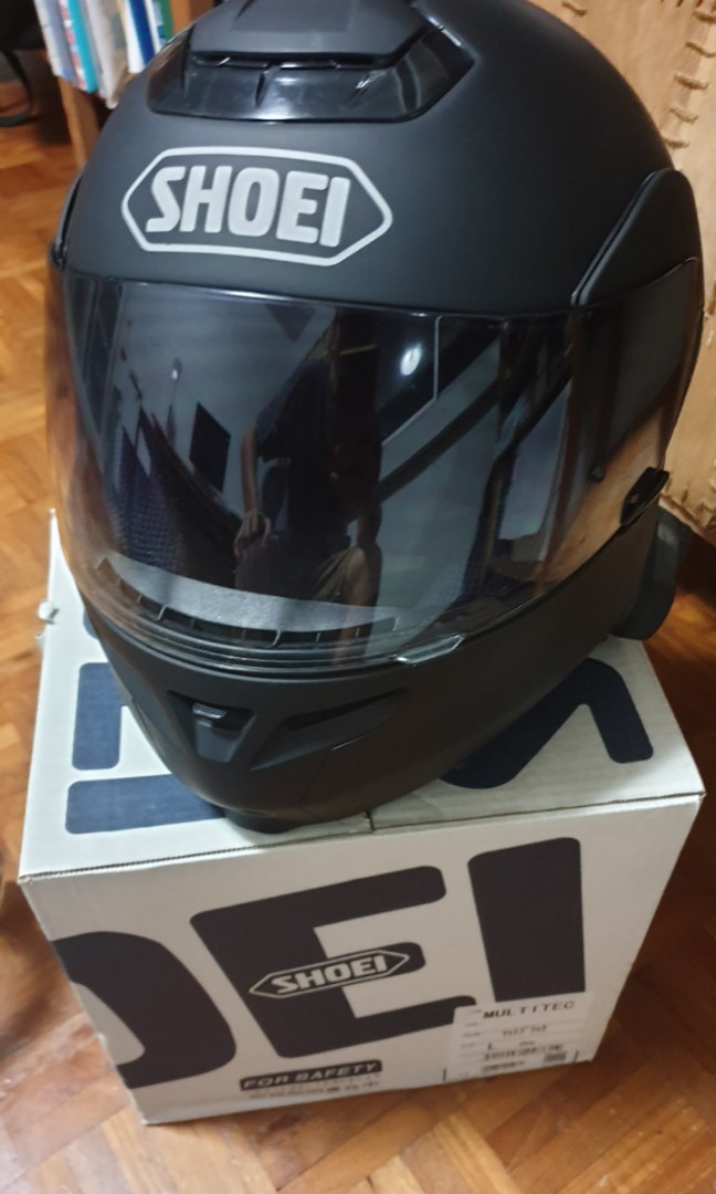 Shoei multitec full face flipup, Motorcycles, Motorcycle Apparel on ...