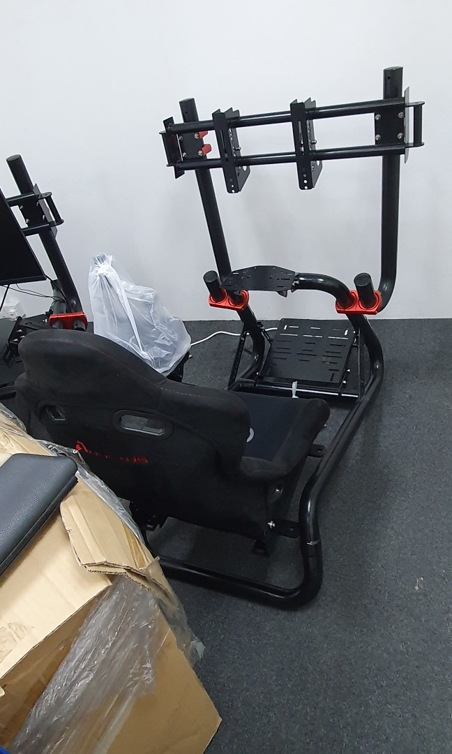 Simulator Racing Rig Frame with Seat, Shifter Mount and Integrated ...