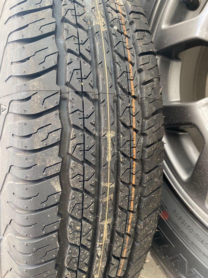 Suzuki Jimny JB74 stock rims and tires (set of 5) with spare tire cover ...