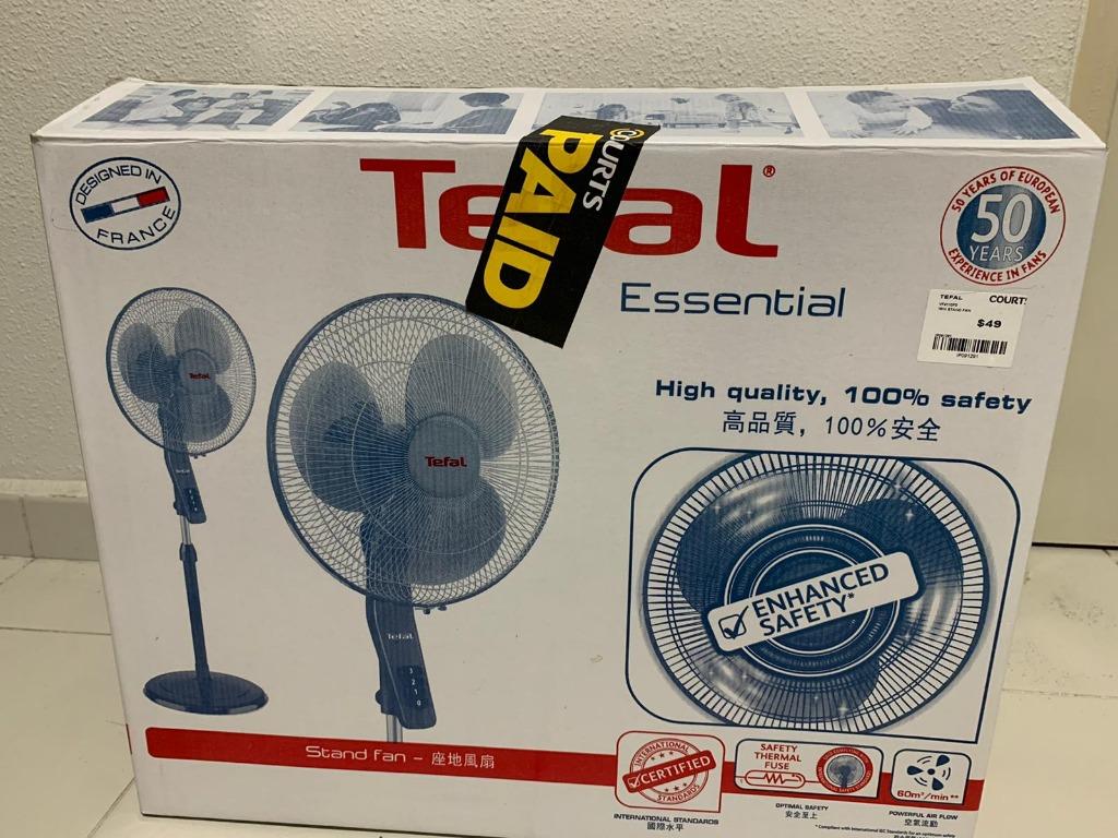 Tefal Stand Fan, Furniture & Home Living, Lighting & Fans, Fans on ...