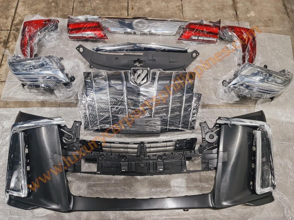 Toyota Alphard Facelift Face Lift Toyota Alphard From 2015 to 2021 Look ...