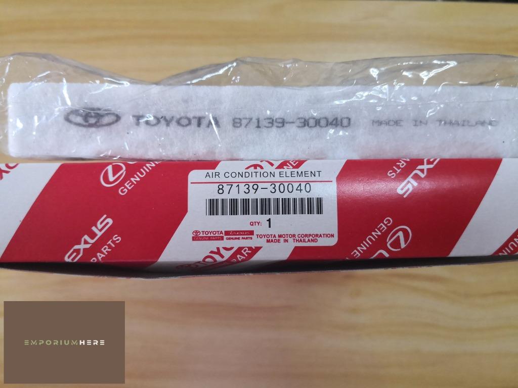 Toyota OEM Air Cabin Filter 87139-30040 Air Condition Element, Car ...