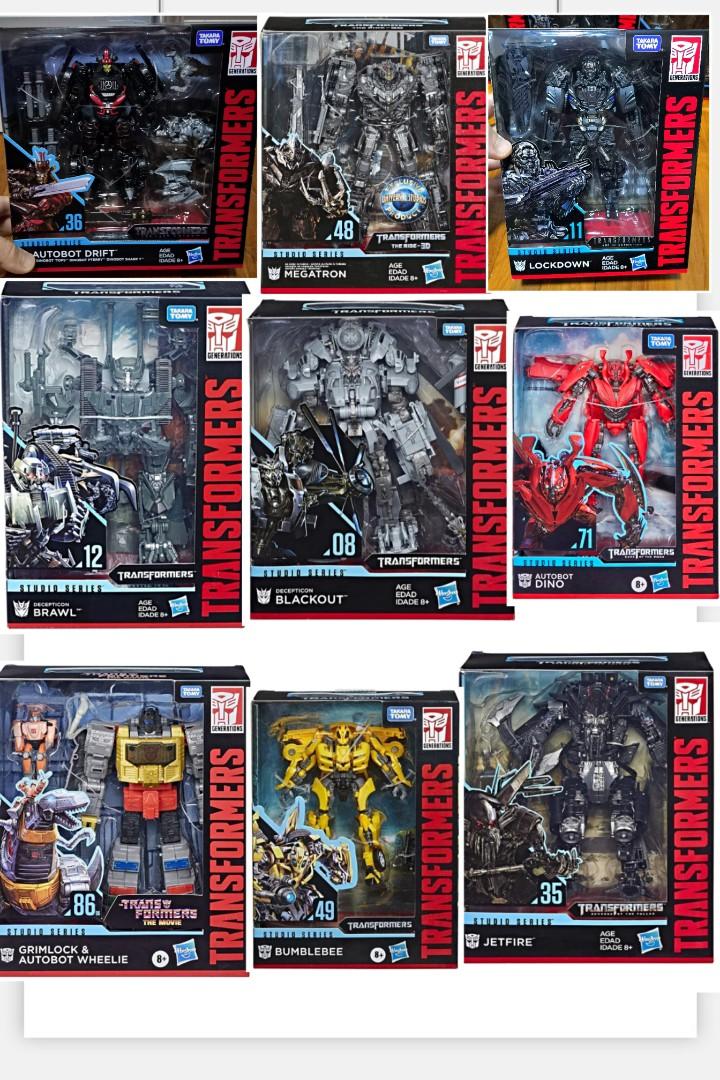 Transformers Studio Series SS 08 Blackout, SS 11 Lockdown, SS 12 Brawl ...