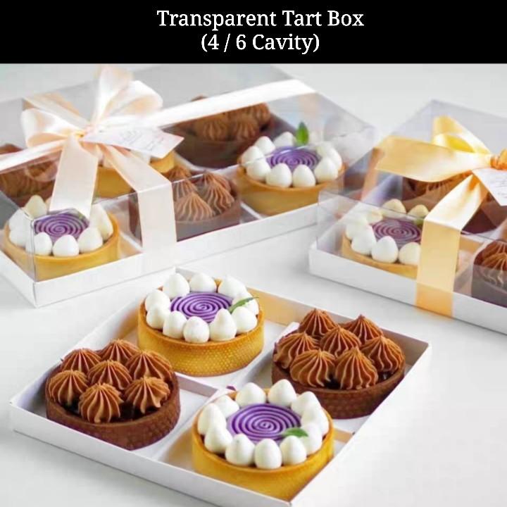 Transparent Tart Box - 4 / 6 Cavity, Furniture & Home Living ...
