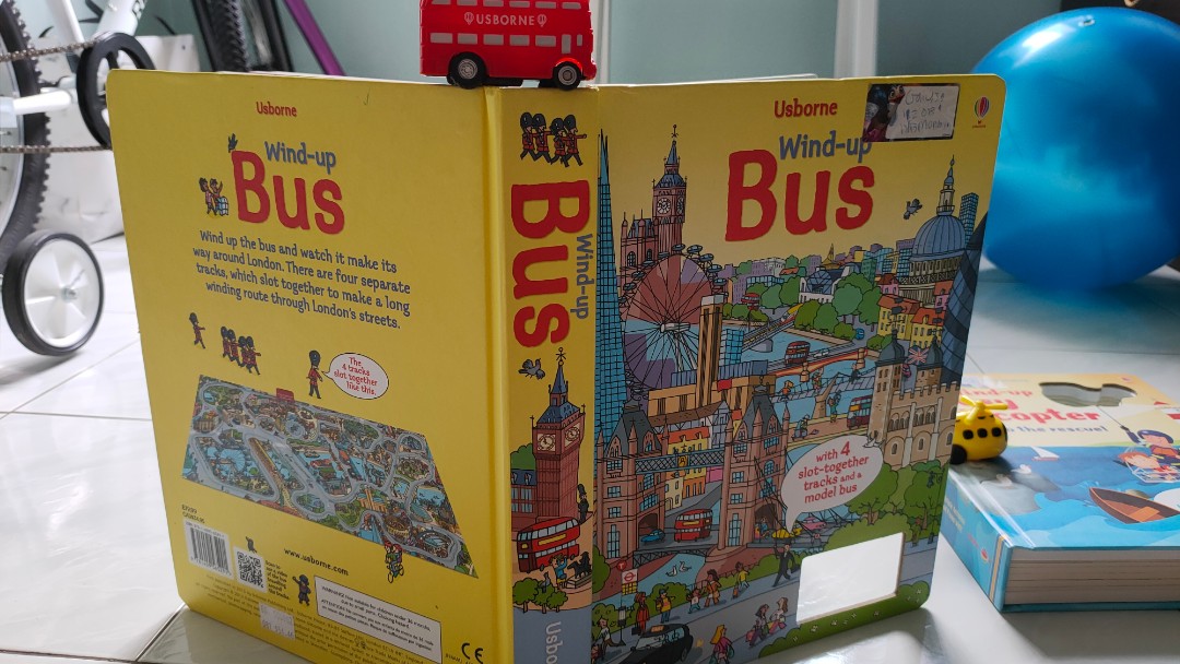 Usborne Wind-up Bus or Helicopter, Hobbies & Toys, Books & Magazines ...