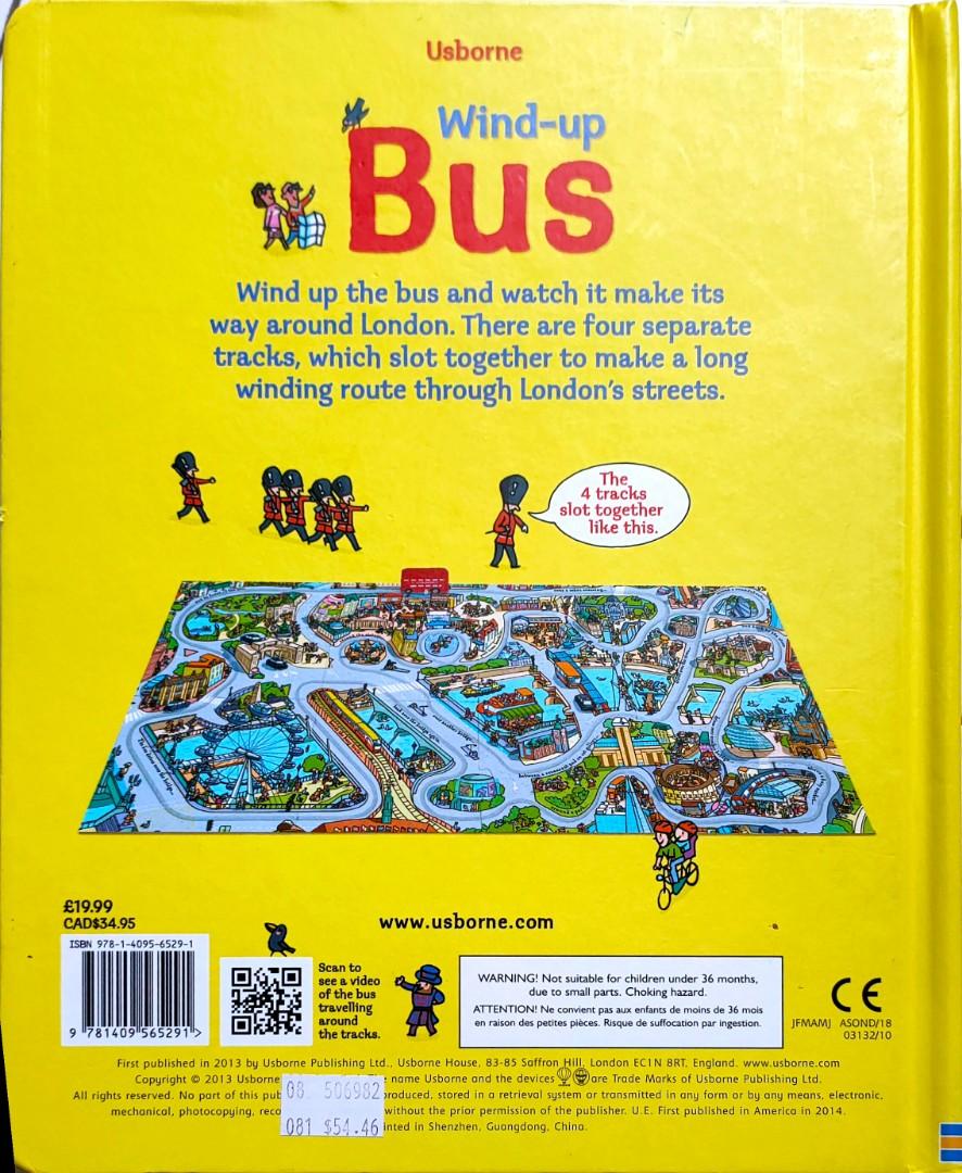 Usborne Wind-up Bus or Helicopter, Hobbies & Toys, Books & Magazines ...