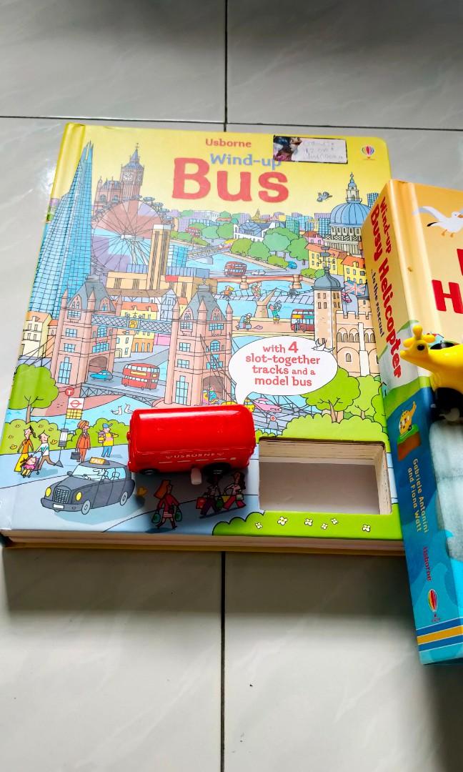 Usborne Wind-up Bus or Helicopter, Hobbies & Toys, Books & Magazines ...