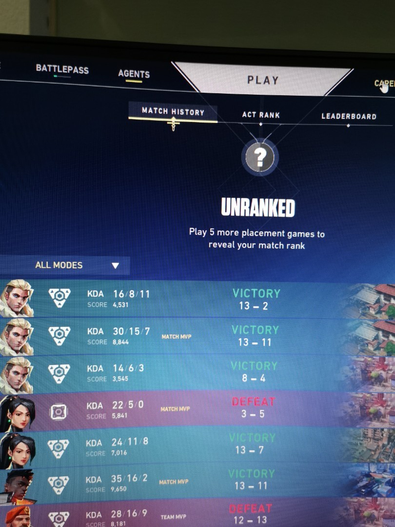 Valorant Account unrank rank ready, Video Gaming, Gaming Accessories ...