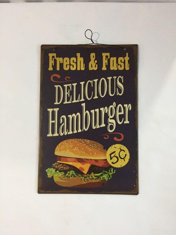 Vintage Sign Board from US, Furniture & Home Living, Home Decor, Wall ...