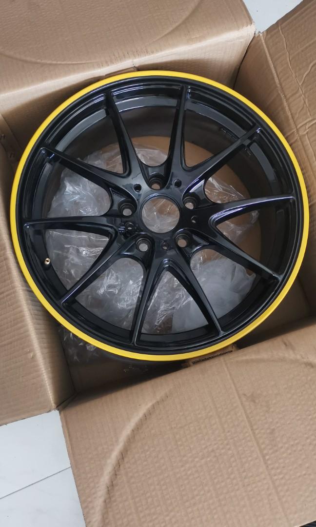 Rays rim volk racing replica 17" 114.3x5 , Car Accessories, Tyres ...