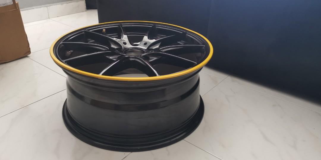 Rays rim volk racing replica 17" 114.3x5 , Car Accessories, Tyres ...