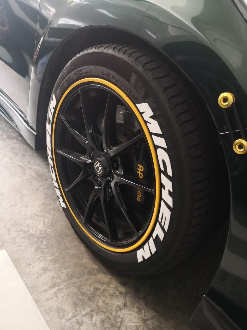 Rays rim volk racing replica 17" 114.3x5 , Car Accessories, Tyres ...
