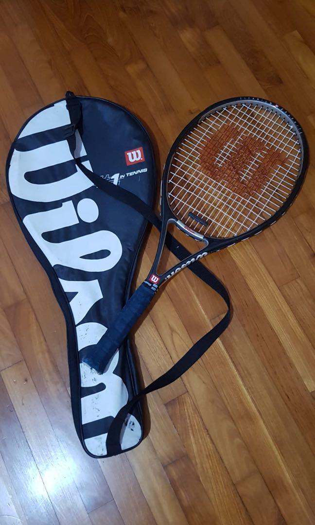 Wilson profile force tennis racket, Sports Equipment, Sports & Games ...