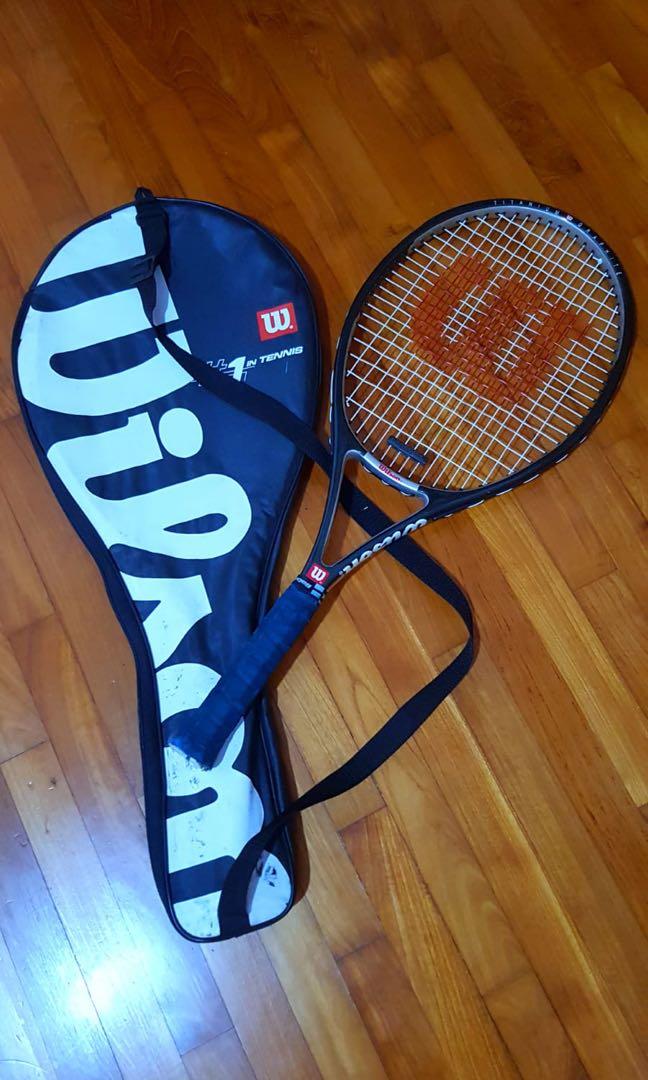 Wilson profile force tennis racket, Sports Equipment, Sports & Games ...