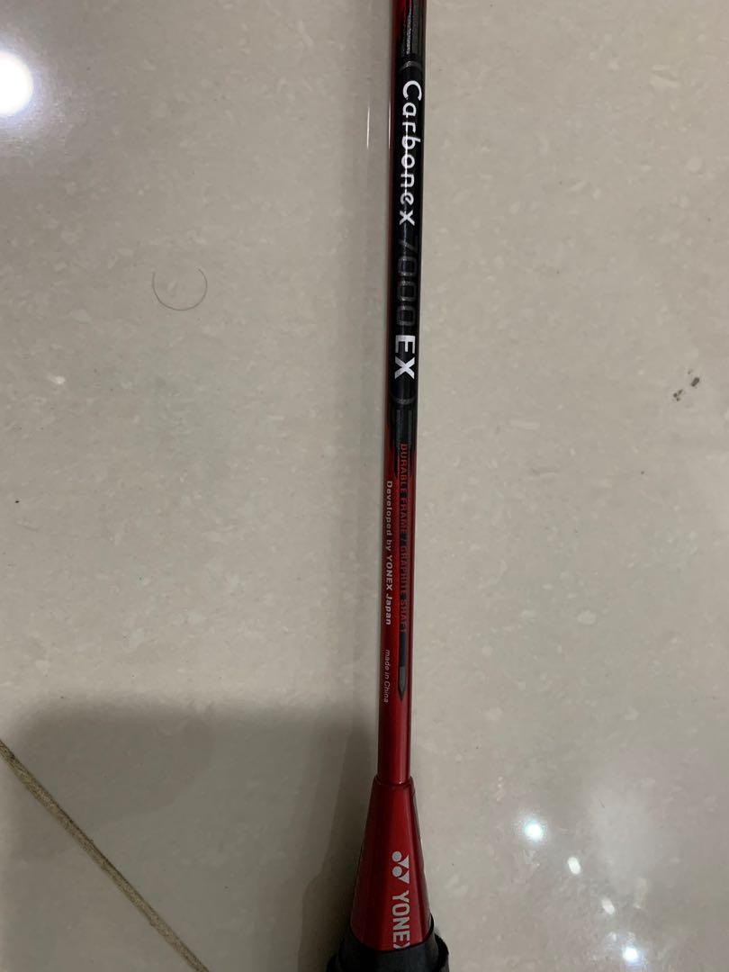 Yonex carbonex 7000 ex badminton and 2 other rackets, Sports Equipment, Sports & Games, Racket ...