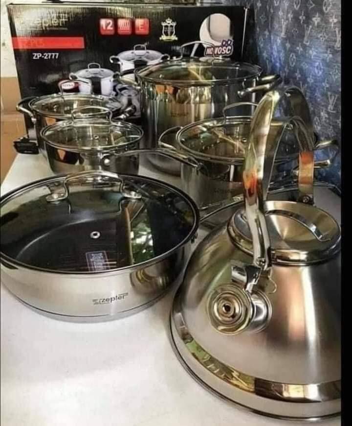 12-piece ZEPTER Cookware Set, Furniture & Home Living, Kitchenware ...