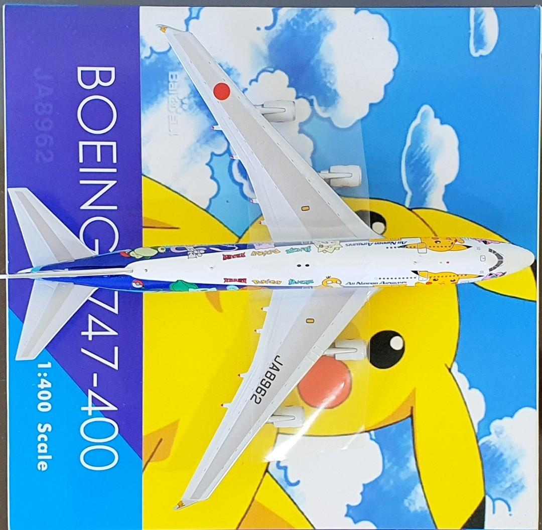 1:400 ANA Pokemon 747-400 JA8962 plane model, Hobbies & Toys, Toys ...