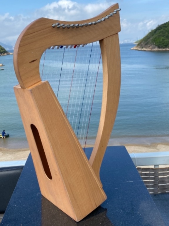 15 String Baby Harp Small Harp Mini Harp, Hobbies & Toys, Music & Media ...