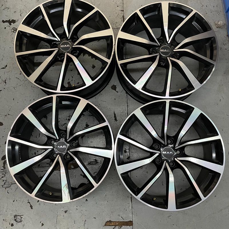 19” Original Used Mak Italy Rim 5x114.3, Car Accessories, Tyres & Rims ...