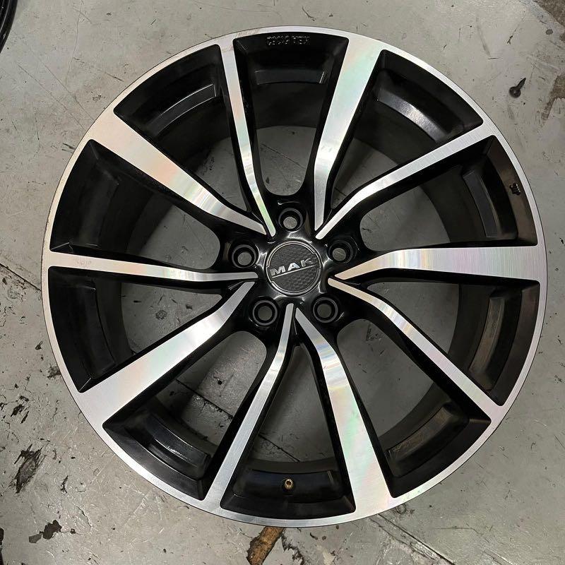 19” Original Used Mak Italy Rim 5x114.3, Car Accessories, Tyres & Rims ...