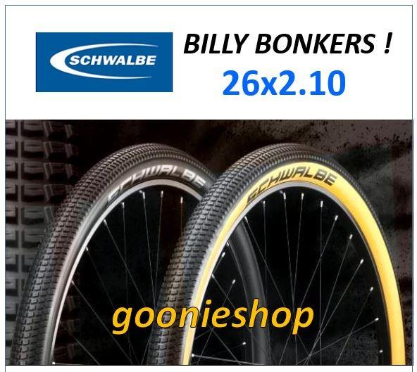 BILLY BONKERS Schwalbe 26 x 2.10 MTB Dirt Jump MTB Retro Tyres!, Sports Equipment, Bicycles ...