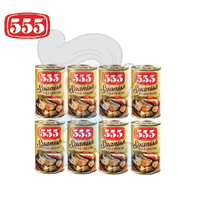 555 Spanish Style Sardines (8 x 155 g), Food & Drinks, Packaged ...