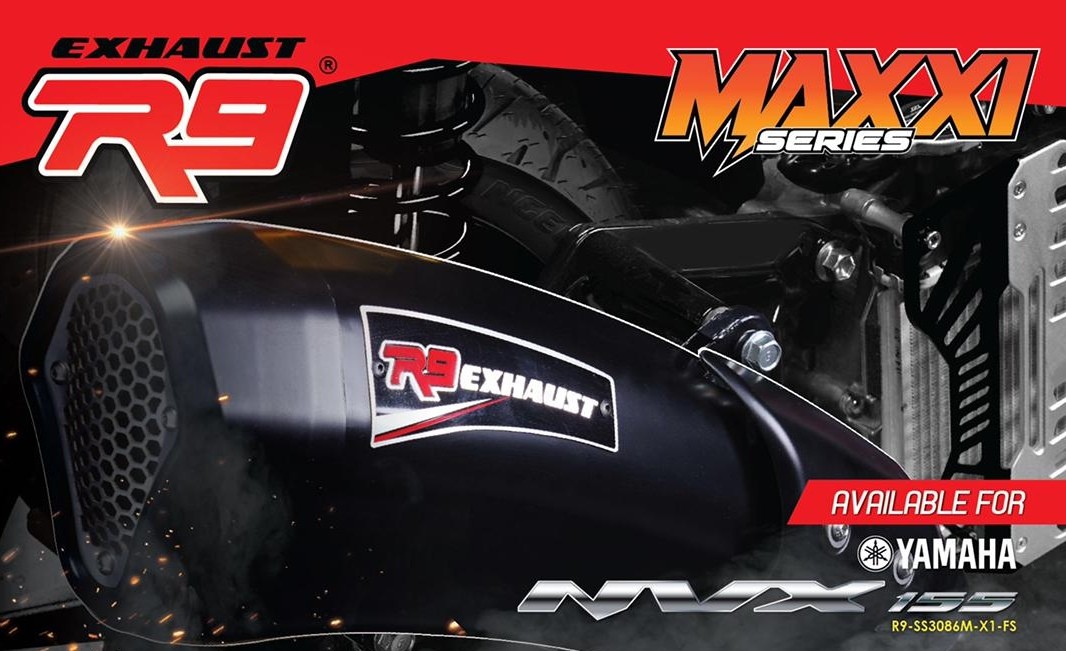 aerox 155 v2 exhaust r9 maxxi series original, Motorcycles, Motorcycle ...