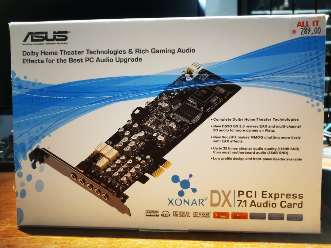 Asus Xonar Dx 7.1 Pci-E Sound Card Review – ICWT