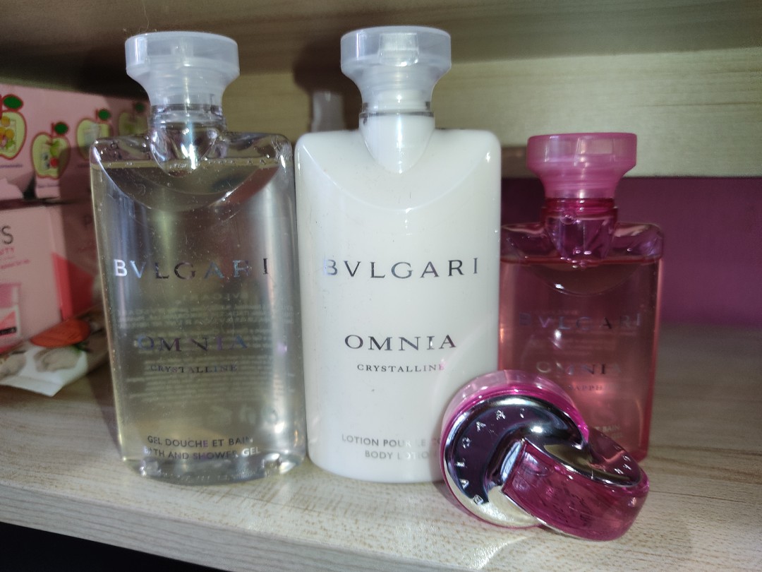 Authentic Bvlgari Mini Set, Beauty & Personal Care, Fragrance ...