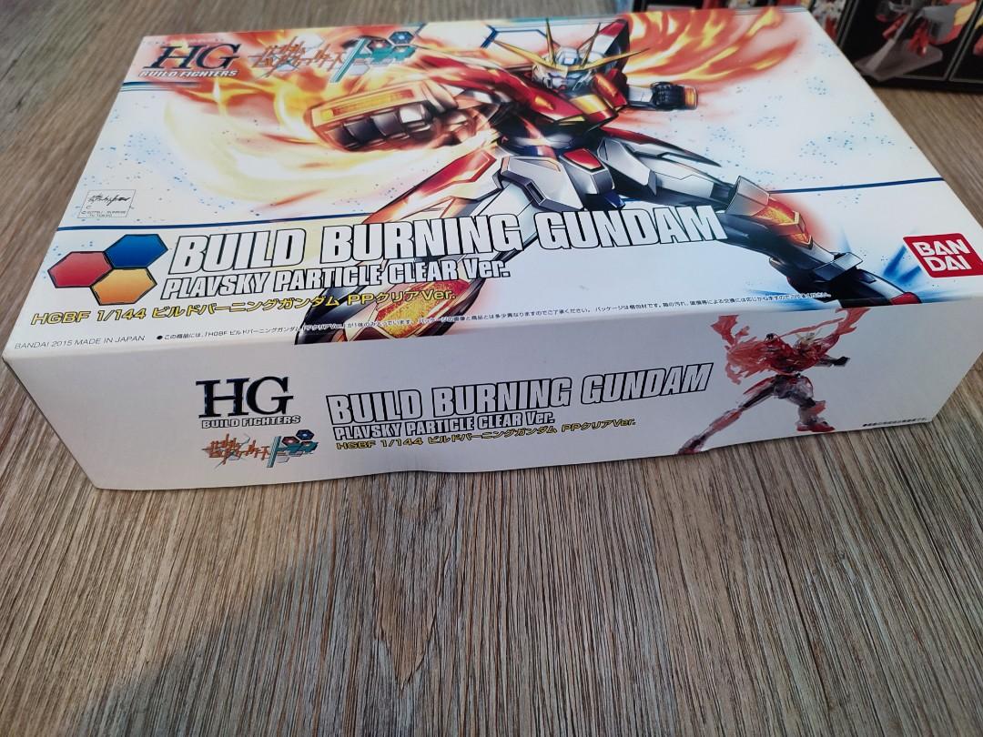 Bandai HG - build burning gundam ( Particle Clear), Hobbies & Toys ...