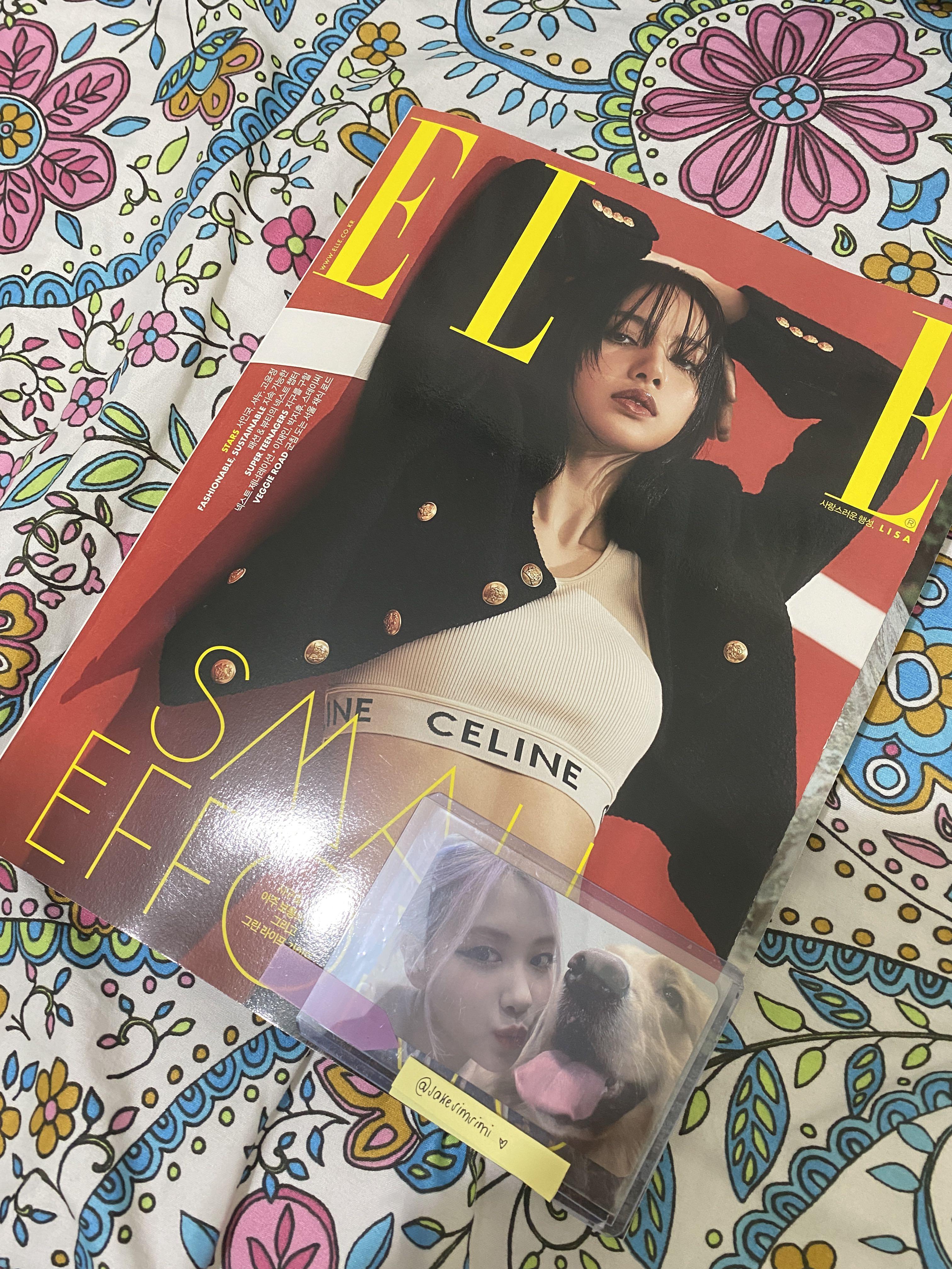 Blackpink Lisa Elle Magazine Cover, Hobbies & Toys, Memorabilia ...