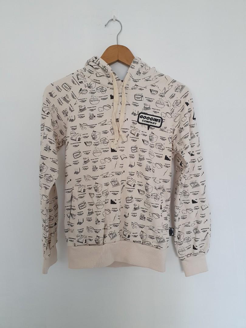 BN Korean Googims Hoodie in Beige, Women's Fashion, Coats, Jackets and ...
