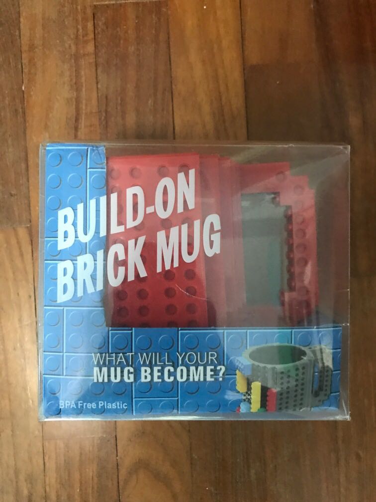 Build on lego mug, Furniture & Home Living, Kitchenware & Tableware ...