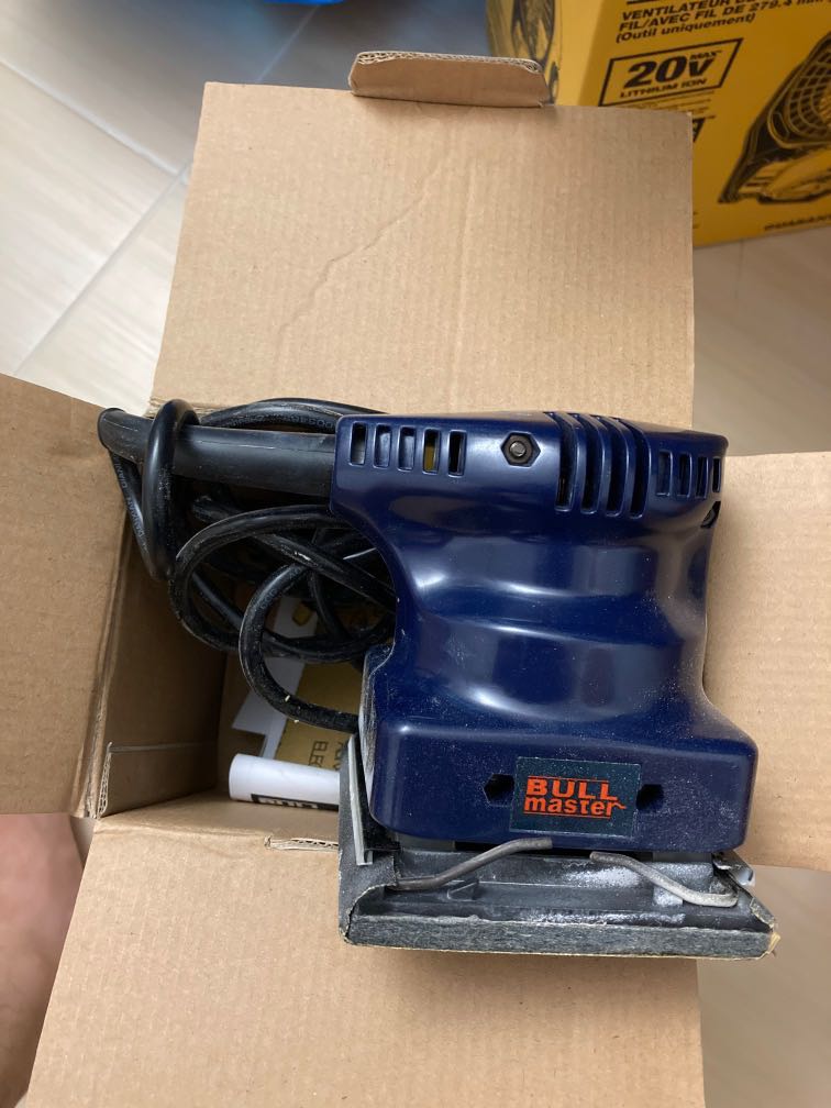 Bull master Palm corded sander power tool, Furniture & Home Living ...