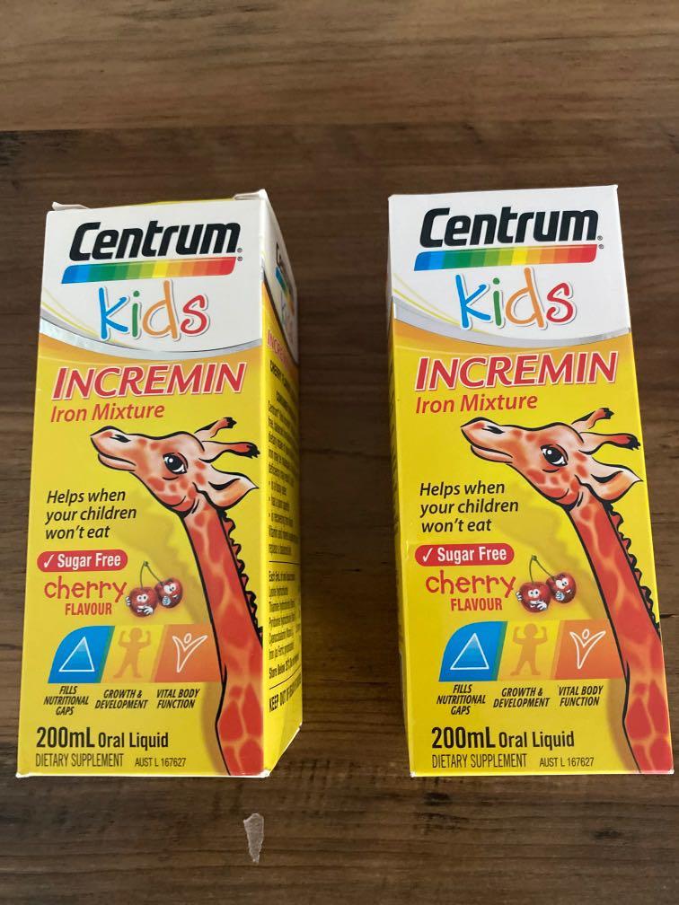 Centrum Kids Incremin Iron Mixture, Babies & Kids, Nursing & Feeding ...
