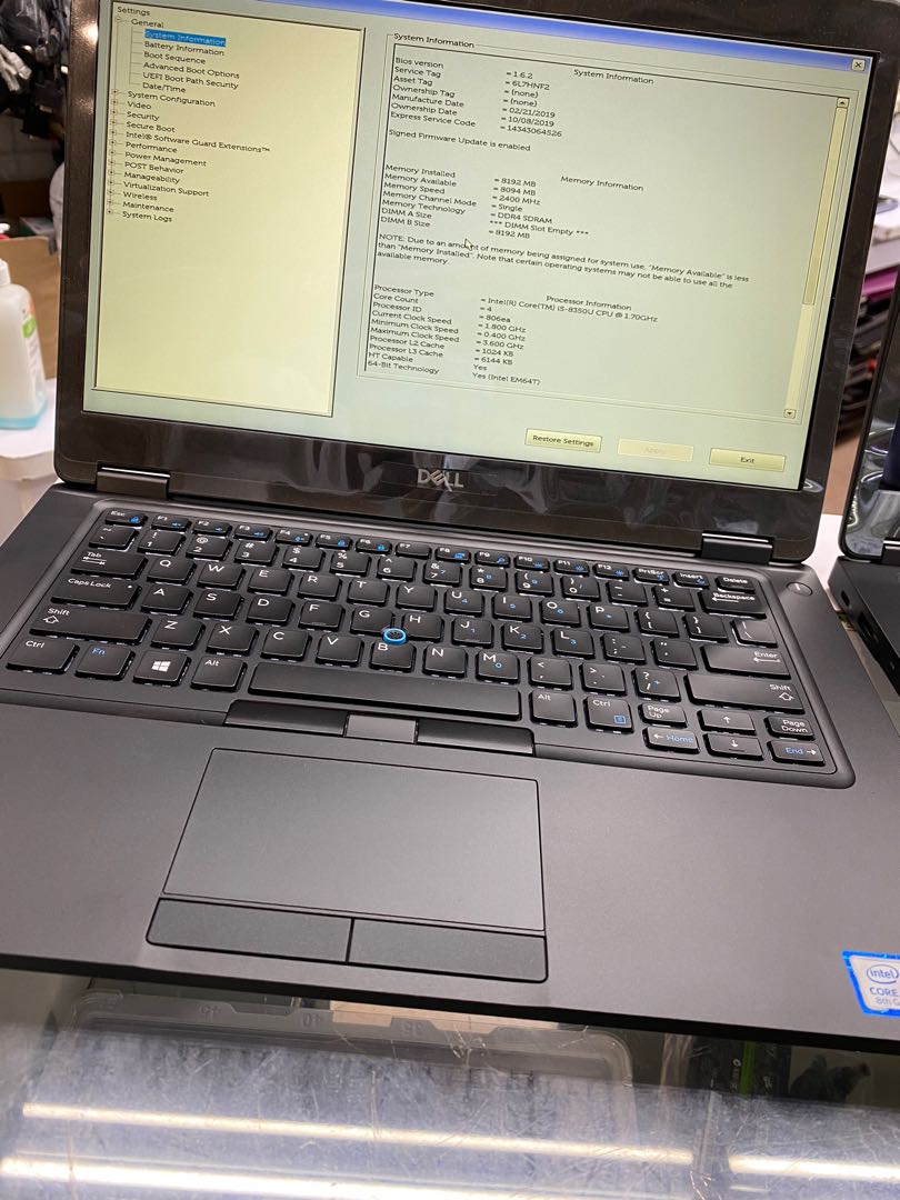 Dell Old stock Laptop Lattitude 5490, Computers & Tech, Laptops ...