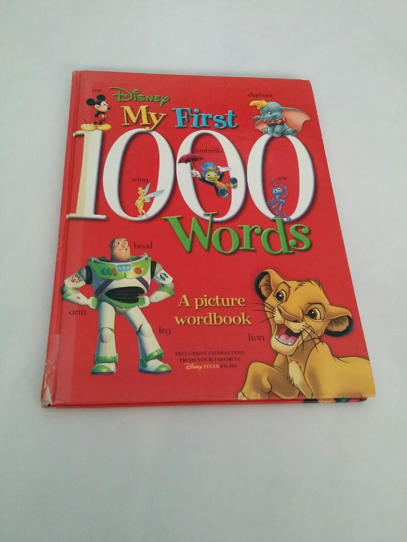 Disney My First 1000 Words - A Picture Wordbook, Hobbies & Toys, Books ...