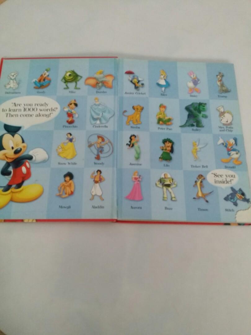 Disney My First 1000 Words - A Picture Wordbook, Hobbies & Toys, Books ...