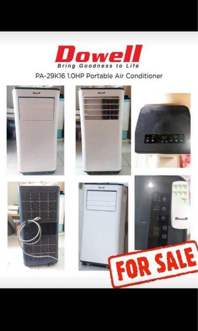 Dowell portable aircon 1hp, TV & Home Appliances, Air Conditioning and ...