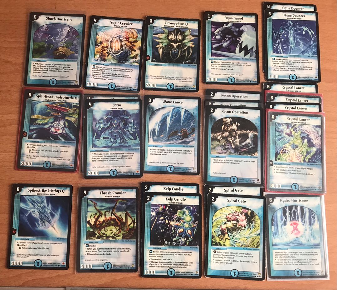 DUEL MASTERS WATER CIVILIZATION, Hobbies & Toys, Toys & Games on Carousell