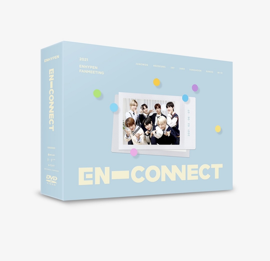 Enhyphen 2021 Fan Meeting [En-Connect] DVD Official with Weverse POB ...
