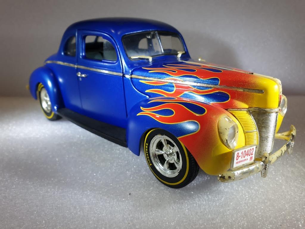 ERTL 1/18 1940 Ford Deluxe Coupe Street Rod, Hobbies & Toys ...