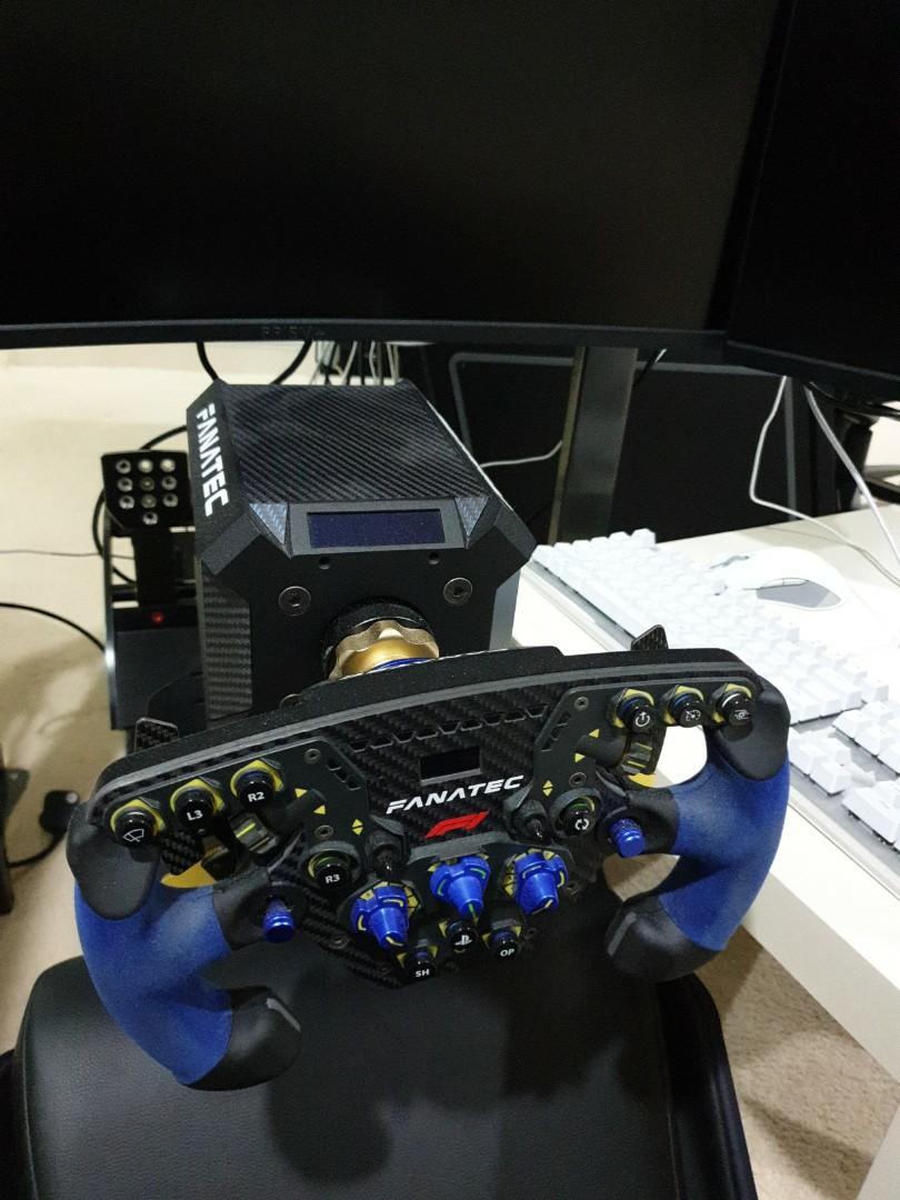 FANATEC PODIUM F1 DIRECT DRIVE RACING WHEEL, Video Gaming, Gaming ...