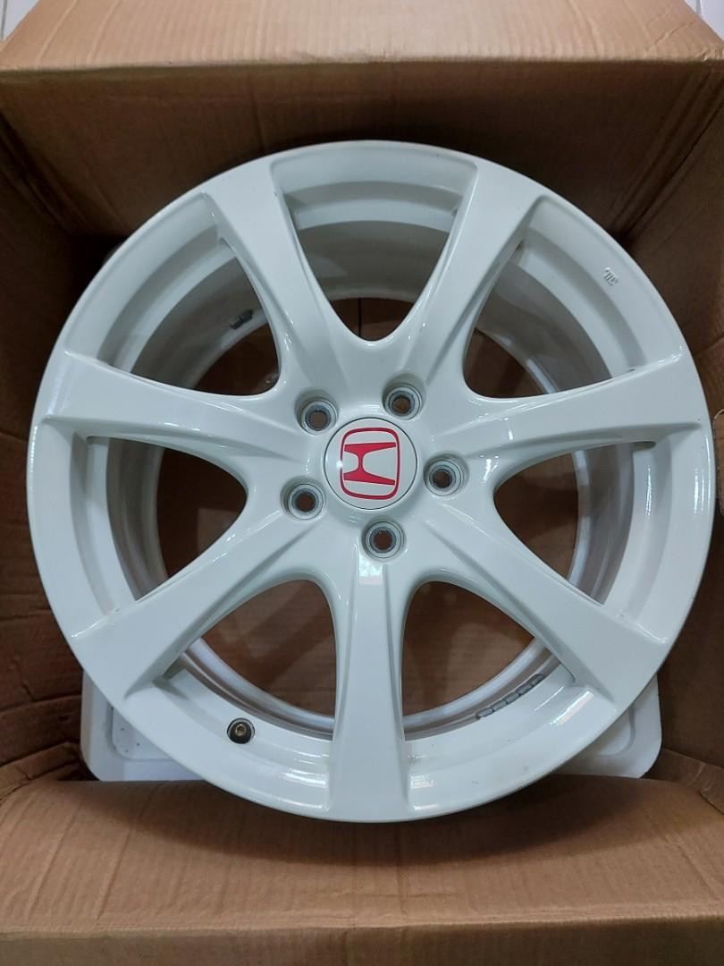 FD2 type R 18" Enkei Rim, Car Parts & Accessories, Mags and Tires on ...