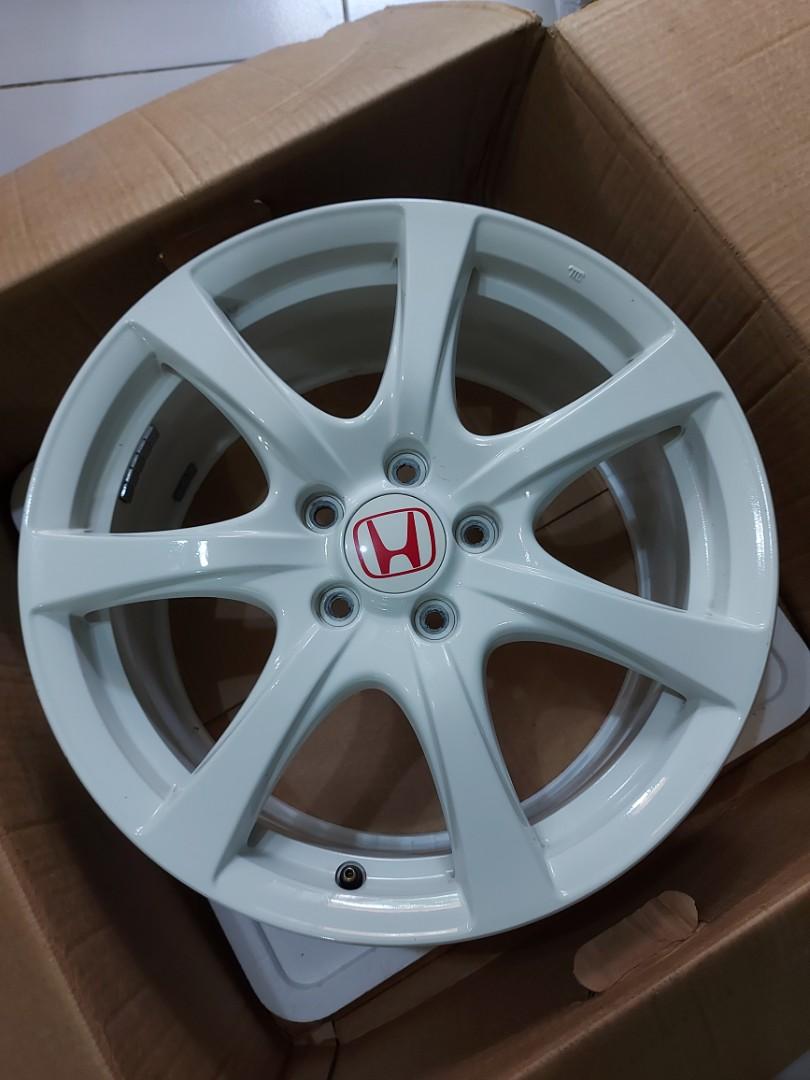 FD2 type R 18" Enkei Rim, Car Parts & Accessories, Mags and Tires on ...