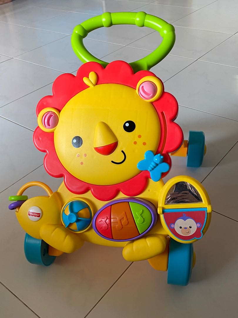 Fisher Price Lion walker with sounds, Babies & Kids, Infant Playtime on ...