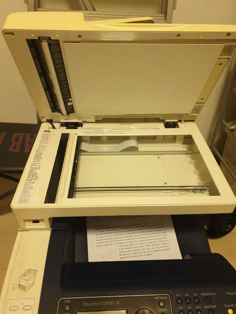 Fuji Xerox CM305DF CM305 df Cm 305. Laser printer scanner duplex color ...