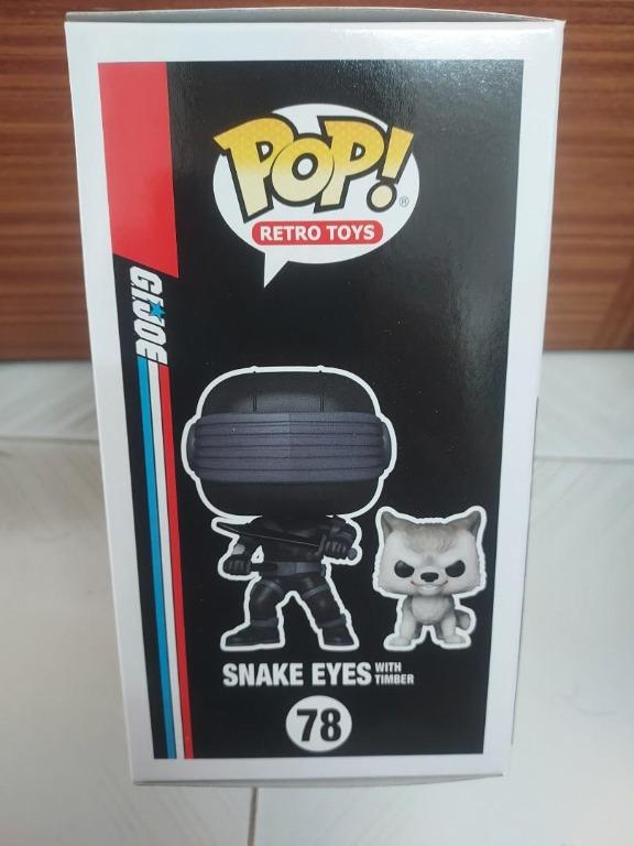 Funko snake eyes with timber (Funko Shop Exclusive), Hobbies & Toys ...
